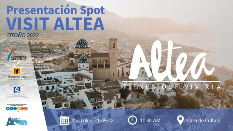 Presentació spot VISIT ALTEA "OTOÑO 2022" - Altea Cultural