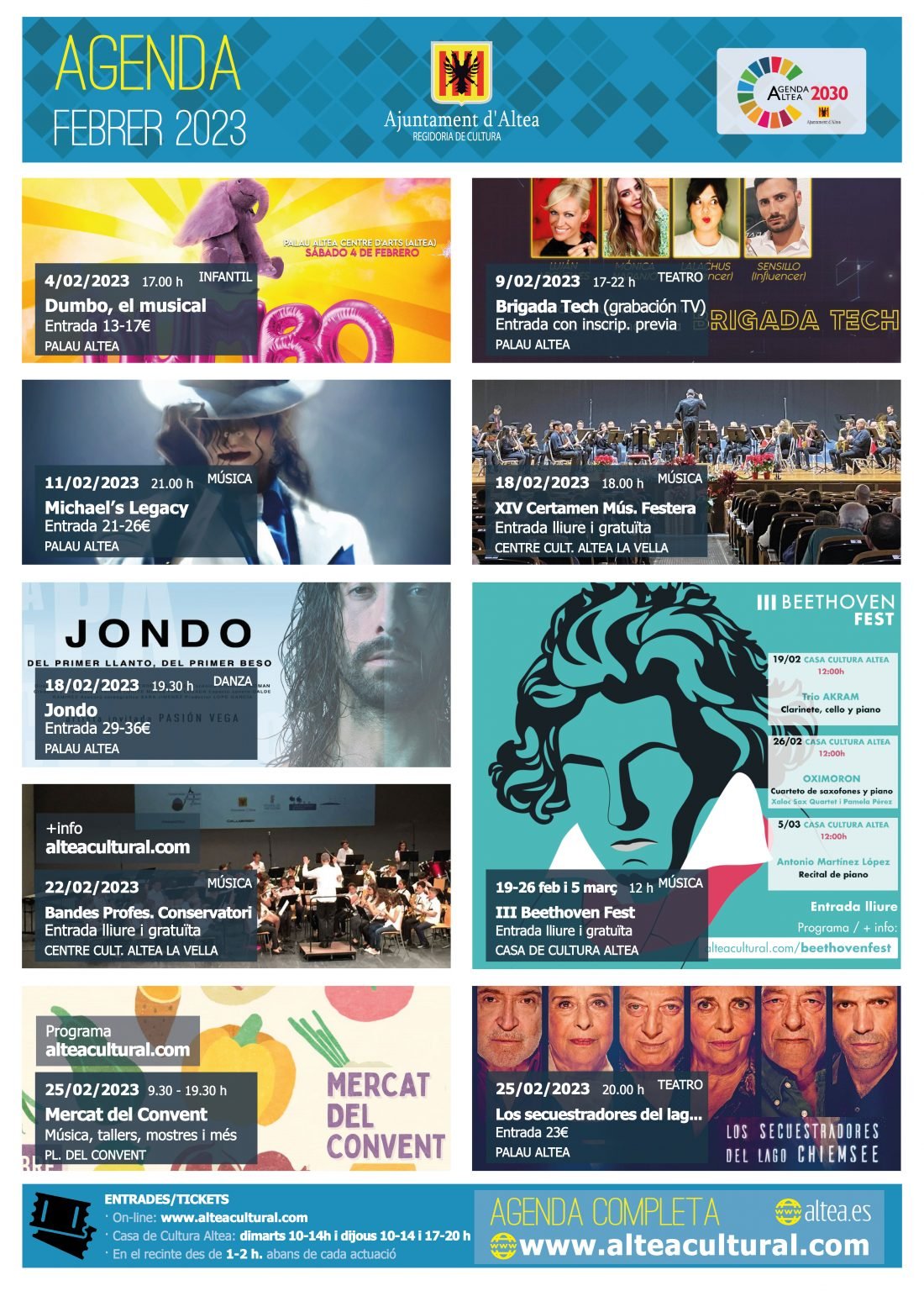 Agenda FEBRER 2023 - Altea Cultural
